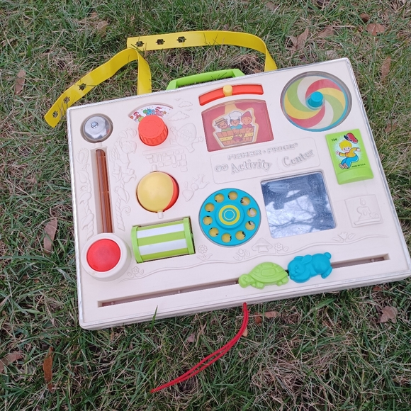 Fisher-Price | Toys | Vintage 7s Fisher Price 73 Baby Crib Toy Activity Center Complete Learning ...